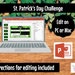 St Patricks Day Challenge Game, Editable Powerpoint, St Pats Party Game ...