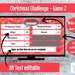 Virtual Game Christmas Challenge GAME 2 Interactive & - Etsy Canada