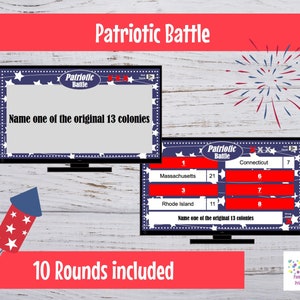 Virtual Game Patriotic Battle for 4th of July, Memorial Day Friendly ...