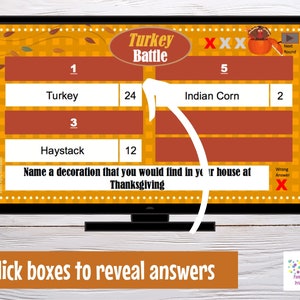 Virtual or Large Screen Game Thanksgiving Turkey Battle Bundle ...