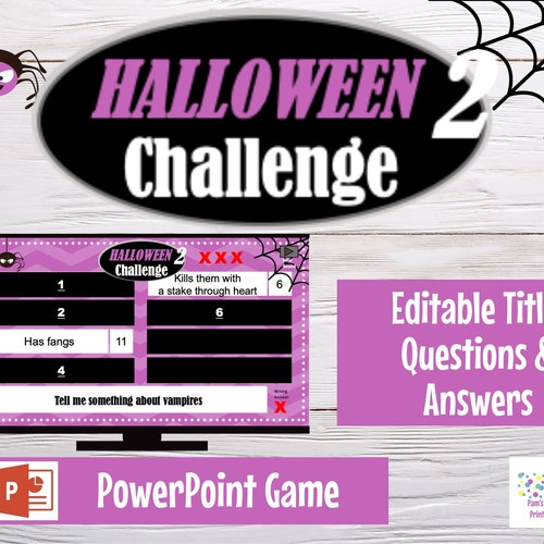 Halloween Game Bundle. Virtual or Large Screen Game Zoom - Etsy
