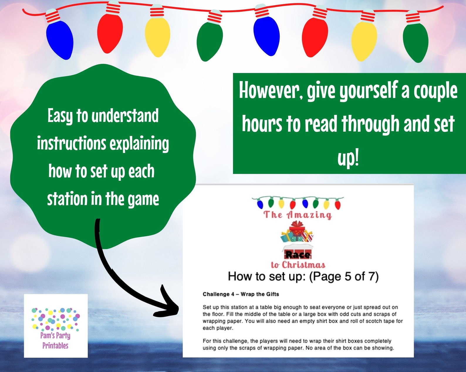 The Amazing Christmas Race to the Gift. A Unique Way to Exchange ...