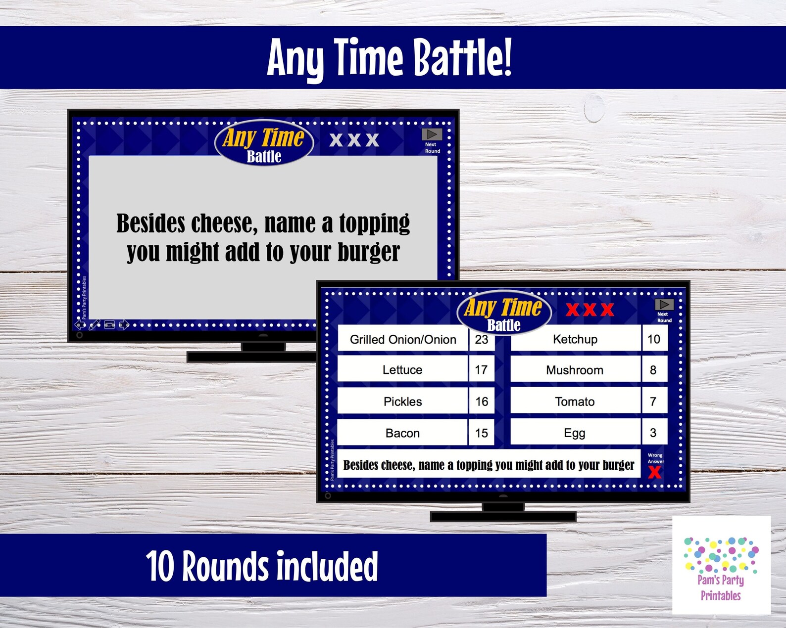 Virtual Game Any Time Battle Game Editable Powerpoint Game - Etsy