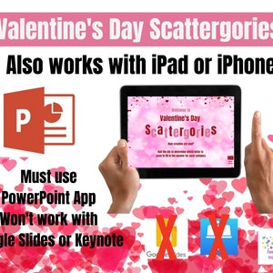 Valentine's Day Scattergories, Powerpoint Game, Galentine's Game, Team ...