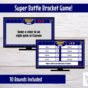 Virtual Game Super Battle Game Editable, Powerpoint Game, Customized ...