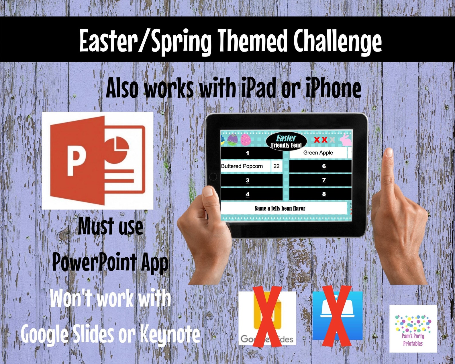 Virtual Large Screen Easter Game Spring Game Challenge - Etsy