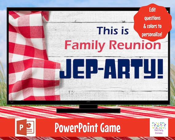 Family Reunion Jep-arty!, Game show, Interactive PowerPoint Game ...