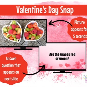 Virtual or Large Screen Valentines Game Bundle. Zoom Game, Powerpoint ...