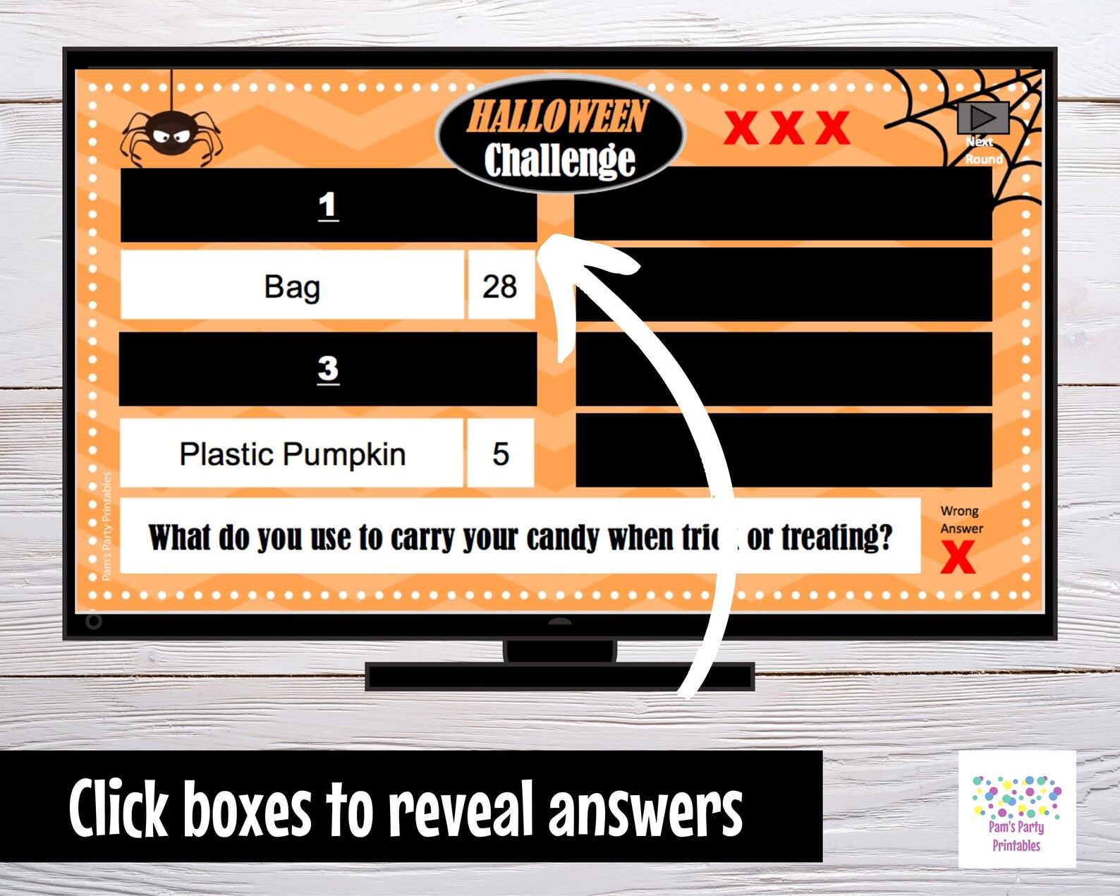 Halloween Challenge Game Bundle Editable Powerpoint - Etsy