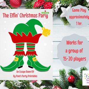 The Elfin' Christmas Party - A DIY Escape Room Kit Christmas Game Team ...
