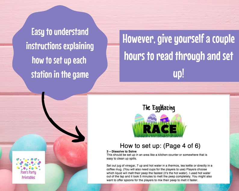 The Eggmazing Race to the Easter Baskets - an Easter Game That is Part ...