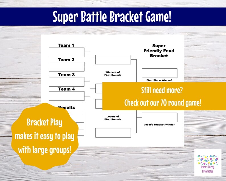 Super Battle Game: Editable Powerpoint, 40 Rounds (digital Download) - Etsy
