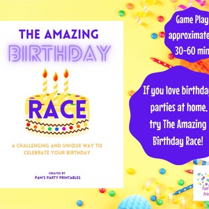The Amazing Birthday Race to the Gifts - A Unique Birthday Party Game ...