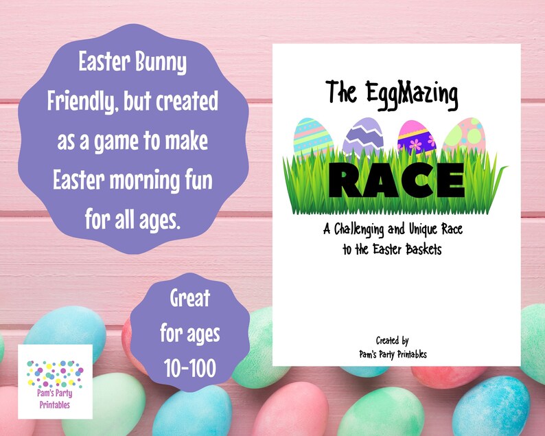 The Eggmazing Race to the Easter Baskets - an Easter Game That is Part ...