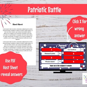 Virtual Game Patriotic Battle for 4th of July, Memorial Day Friendly ...