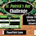 St Patricks Day Challenge Game Editable Powerpoint St Pats - Etsy