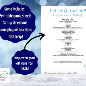 Let Me Outta Here! - A DIY Escape Room Kit - Winter/christmas/holiday ...