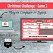 Virtual Game Christmas Challenge GAME 2- Interactive & Editable ...