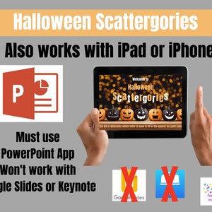 Halloween Scattergories, Powerpoint Game, Halloween Game, Team Meeting ...