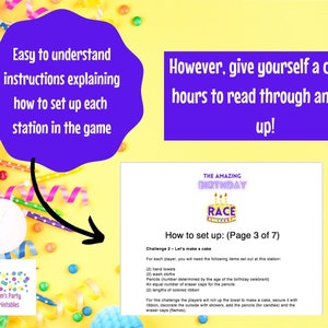 The Amazing Birthday Race to the Gifts - A Unique Birthday Party Game ...