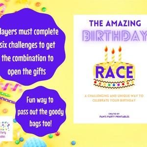 The Amazing Birthday Race to the Gifts - A Unique Birthday Party Game ...