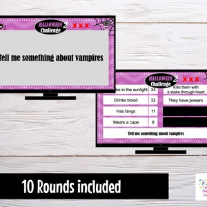 Halloween Challenge Game Bundle, Editable Powerpoint, Halloween Party ...