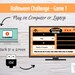 Halloween Challenge Game Editable Powerpoint Game Halloween - Etsy