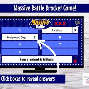 Virtual Game Massive Battle, Editable, Powerpoint Game, Customized, 70 ...