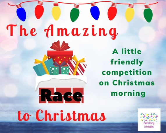 The Amazing Christmas Race to the Gift. A Unique Way to | Etsy