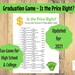 Is This Price Right High School/college Graduation Editable Printable ...