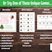 Christmas Printable Games Bundle lot of 12 Games Taboo - Etsy