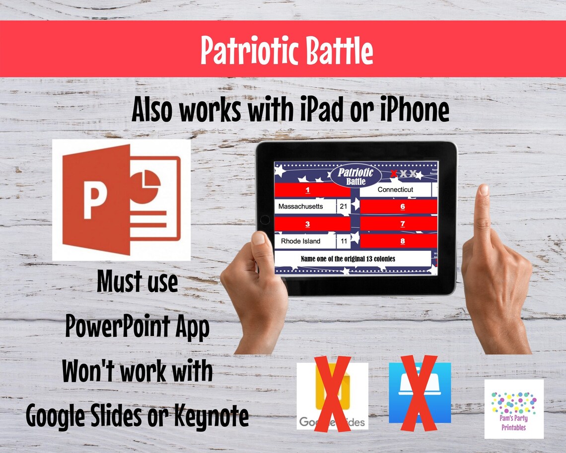 Virtual Game Patriotic Battle for 4th of July Memorial Day | Etsy