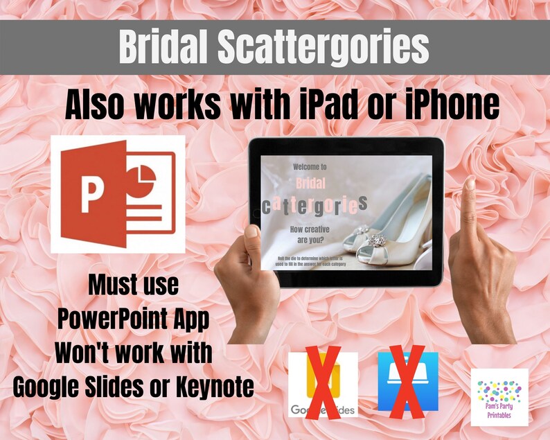 Virtual Game or in Person Bridal Wedding Scattergories | Etsy