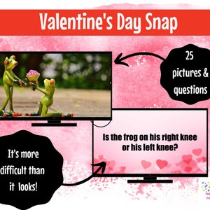 Virtual or Large Screen Valentines Game Bundle. Zoom Game, Powerpoint ...