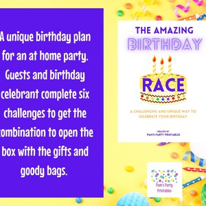 The Amazing Birthday Race to the Gifts - A Unique Birthday Party Game ...
