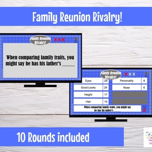 Family Reunion Rivalry Battle Game, Editable Powerpoint Game ...