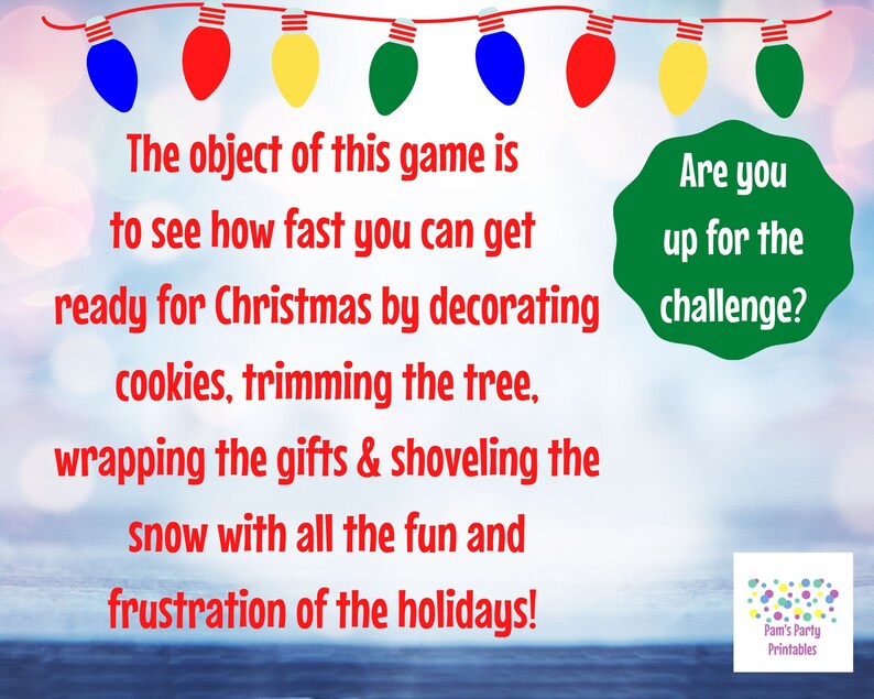 The Amazing Christmas Race to the Gift. A Unique Way to | Etsy