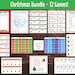 Christmas Printable Games Bundle lot of 12 Games Taboo - Etsy