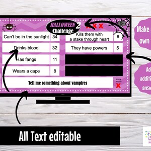 Halloween Challenge Game Bundle, Editable Powerpoint, Halloween Party ...