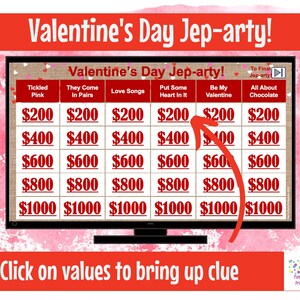 Virtual or Large Screen Valentines Game Bundle. Zoom Game, Powerpoint ...