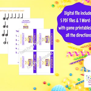 The Amazing Birthday Race to the Gifts - A Unique Birthday Party Game ...