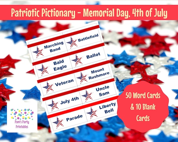 Printable Patriotic, 4th of July, Memorial Day, Veteran's Day ...