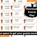 Halloween Trick or Treat Game Cards Editable PDF Kids Printable Party ...