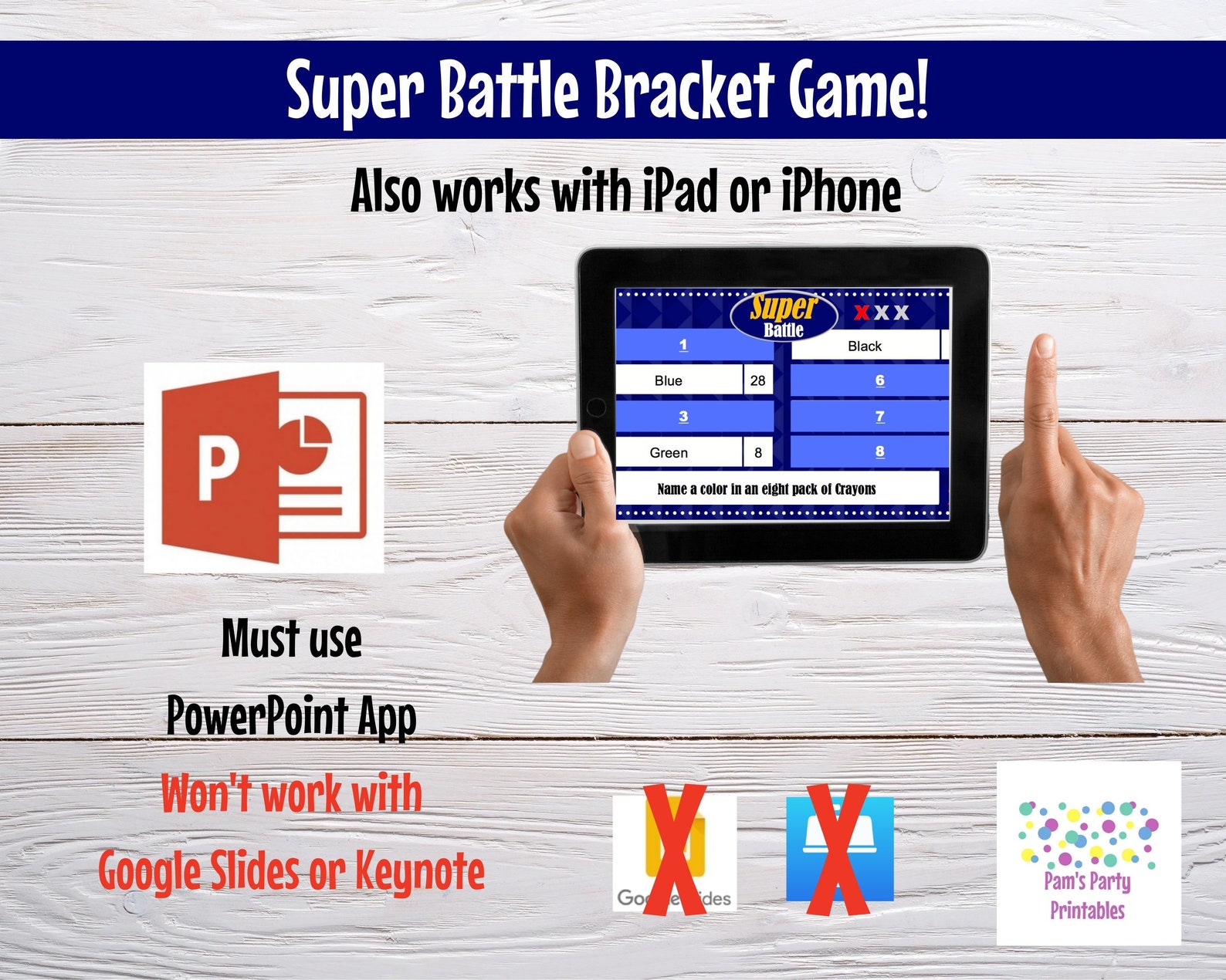Virtual Game Super Battle Game Editable Powerpoint Game - Etsy