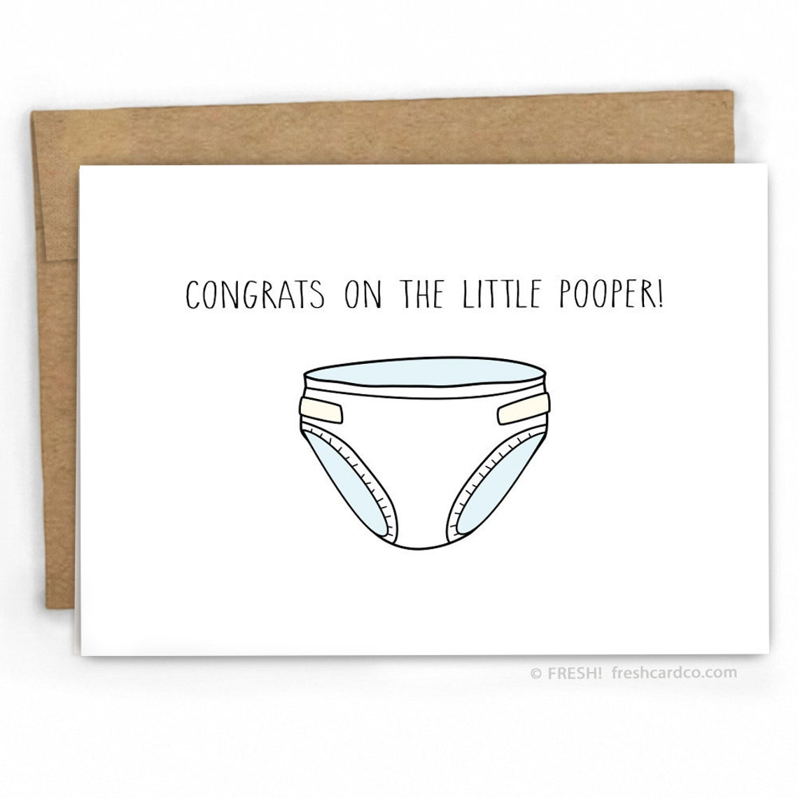 Funny New Baby Card Baby Congrats Card Expecting Baby Card | Etsy