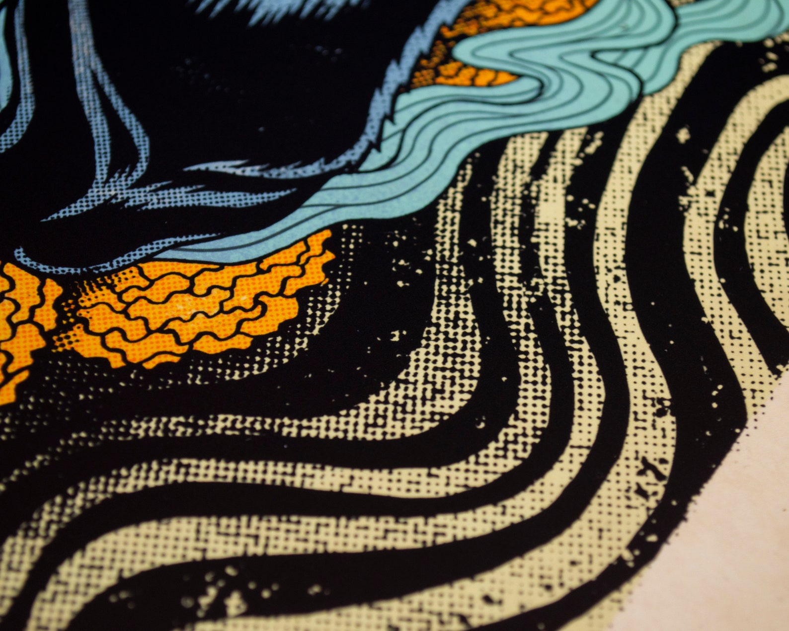 FOALS Black Bull Print | Etsy UK