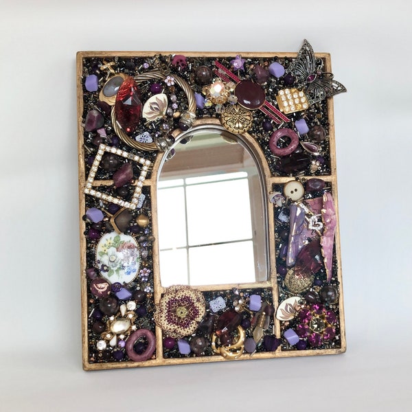 Jeweled Mirror - Etsy UK