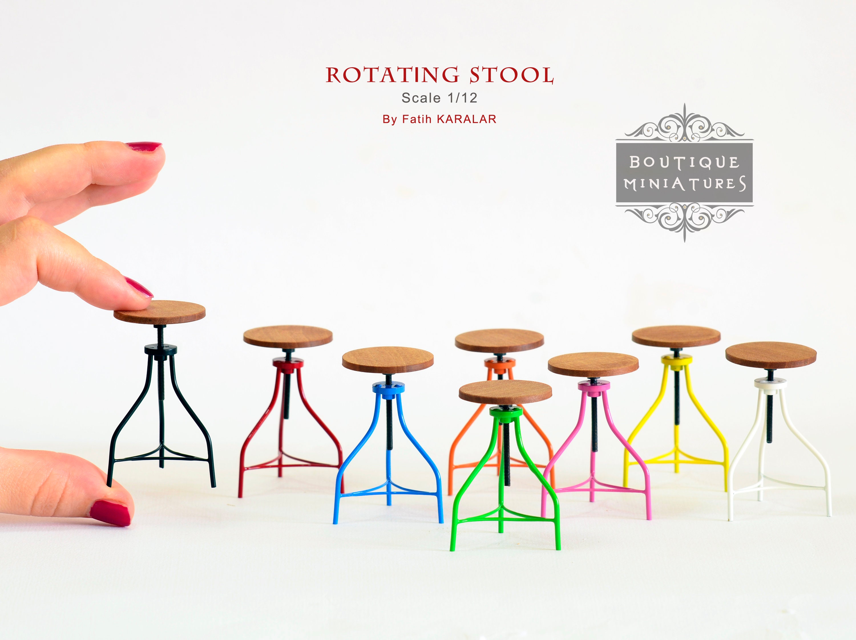 Miniature Rotating Stool Rotate Bar Kitchen Modern - Etsy