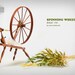 Miniature Spinning Wheel Walking Spin Spindle Dollhouse - Etsy