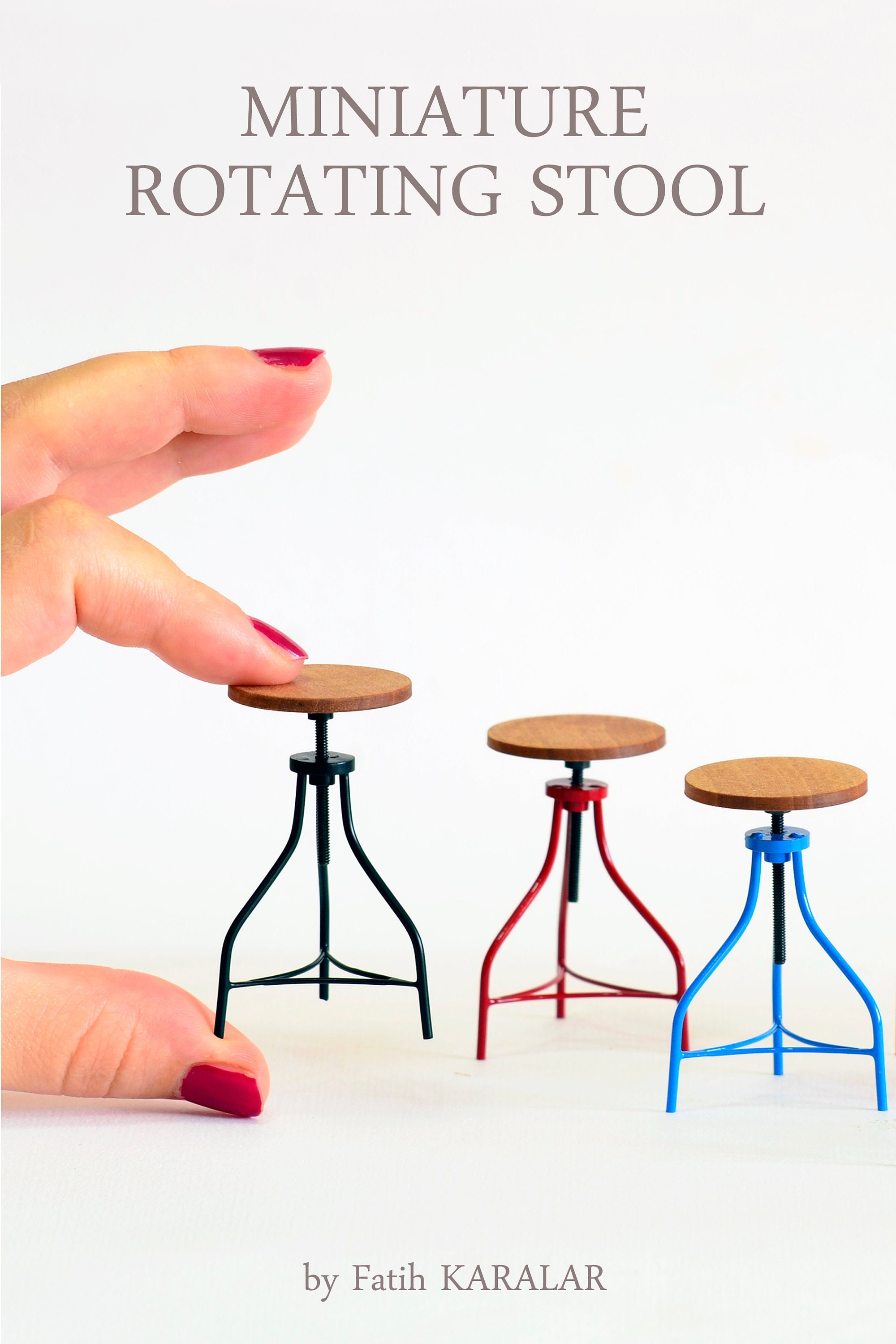 Miniature Rotating Stool, Rotate, Bar, Kitchen, Modern, Furniture ...